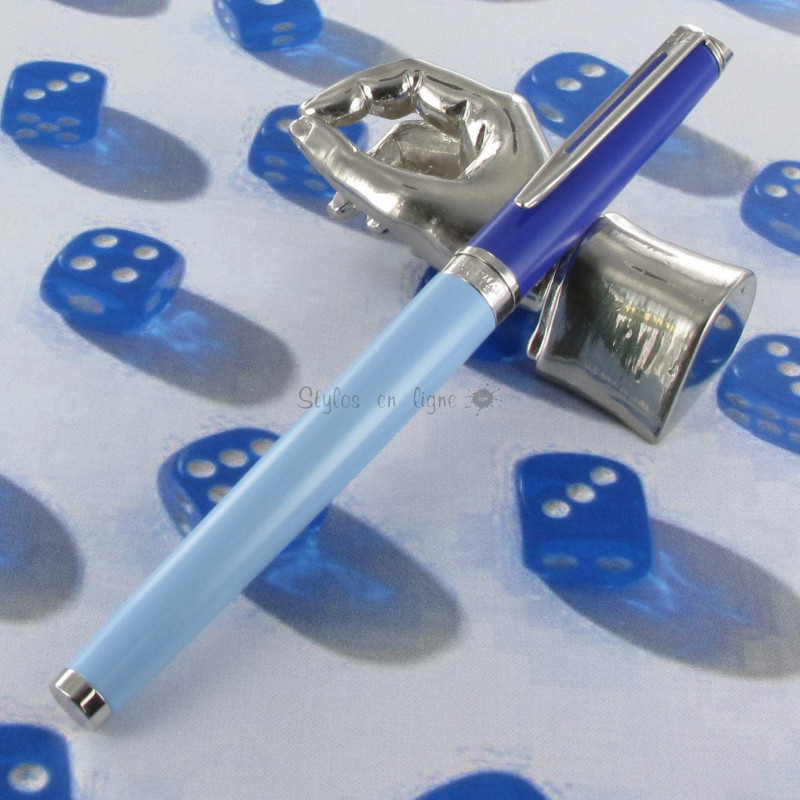 Stylo Plume Fine Waterman® Hémisphère Colour Blocking Bleu